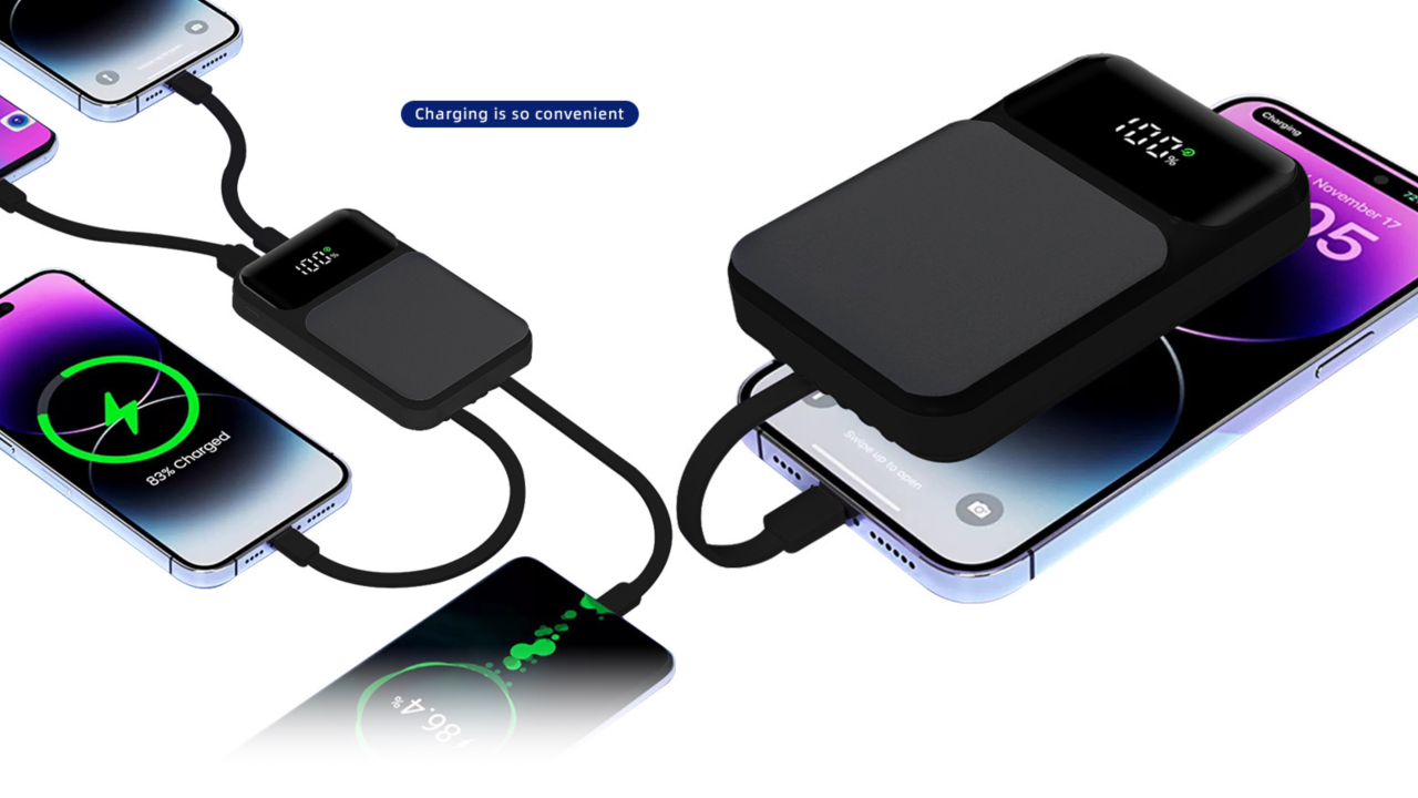 The Advantages Of Integrated Mobile Power Supply With Built-In Cables The Advantages Of Integrated Mobile Power Supply With Built-In Cables