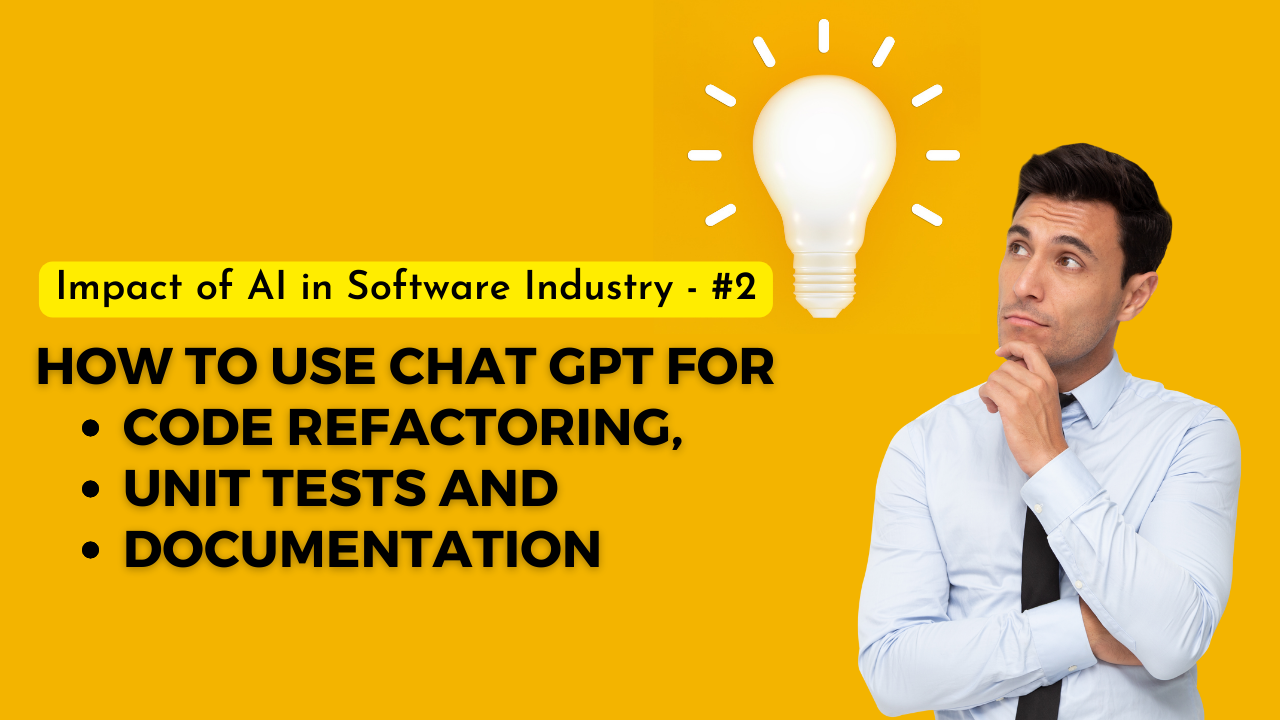 Using ChatGPT for automating code refactoring, unit tests, and code ... Using ChatGPT for automating code refactoring, unit tests, and code ...
