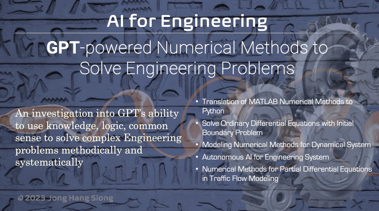 AI for Engineering: GPT-Powered Numerical Methods to Solve Engineering ... AI for Engineering: GPT-Powered Numerical Methods to Solve Engineering ...