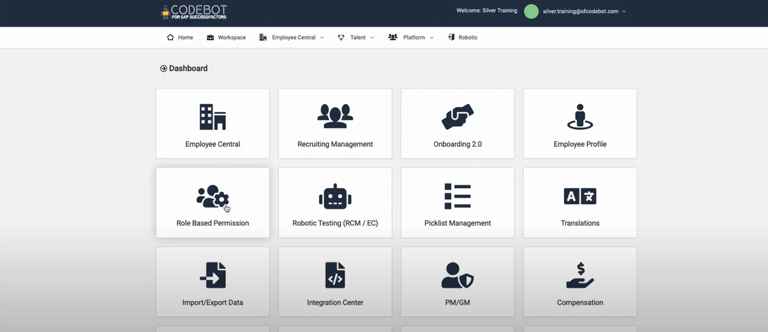 CodeBot for SAP SuccessFactors CodeBot for SAP SuccessFactors