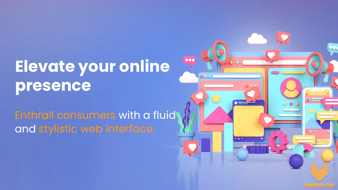 Elevate your online presence. Elevate your online presence.