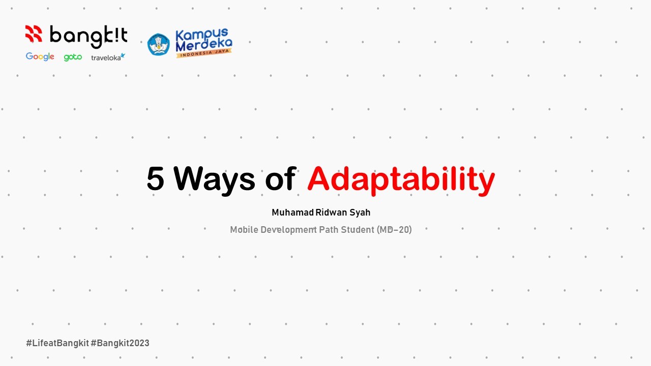 Soft Skill Assignment : Adaptability & Resilience Soft Skill Assignment : Adaptability & Resilience