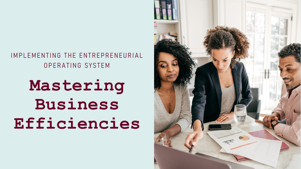 Mastering Business Efficiencies: Implement the Entrepreneurial ... Mastering Business Efficiencies: Implement the Entrepreneurial ...