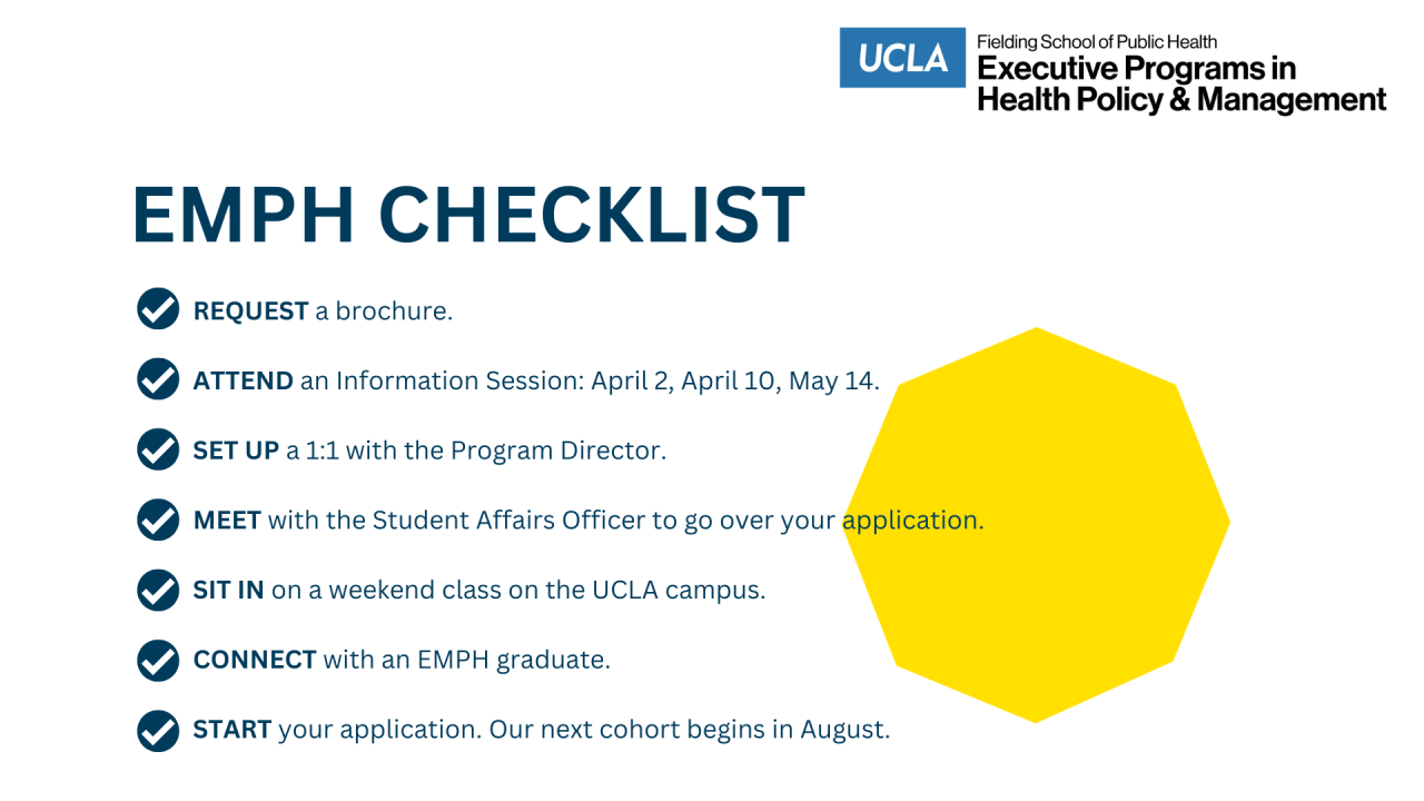UCLA Fielding School of Public Health's Executive Master of Public ... UCLA Fielding School of Public Health's Executive Master of Public ...