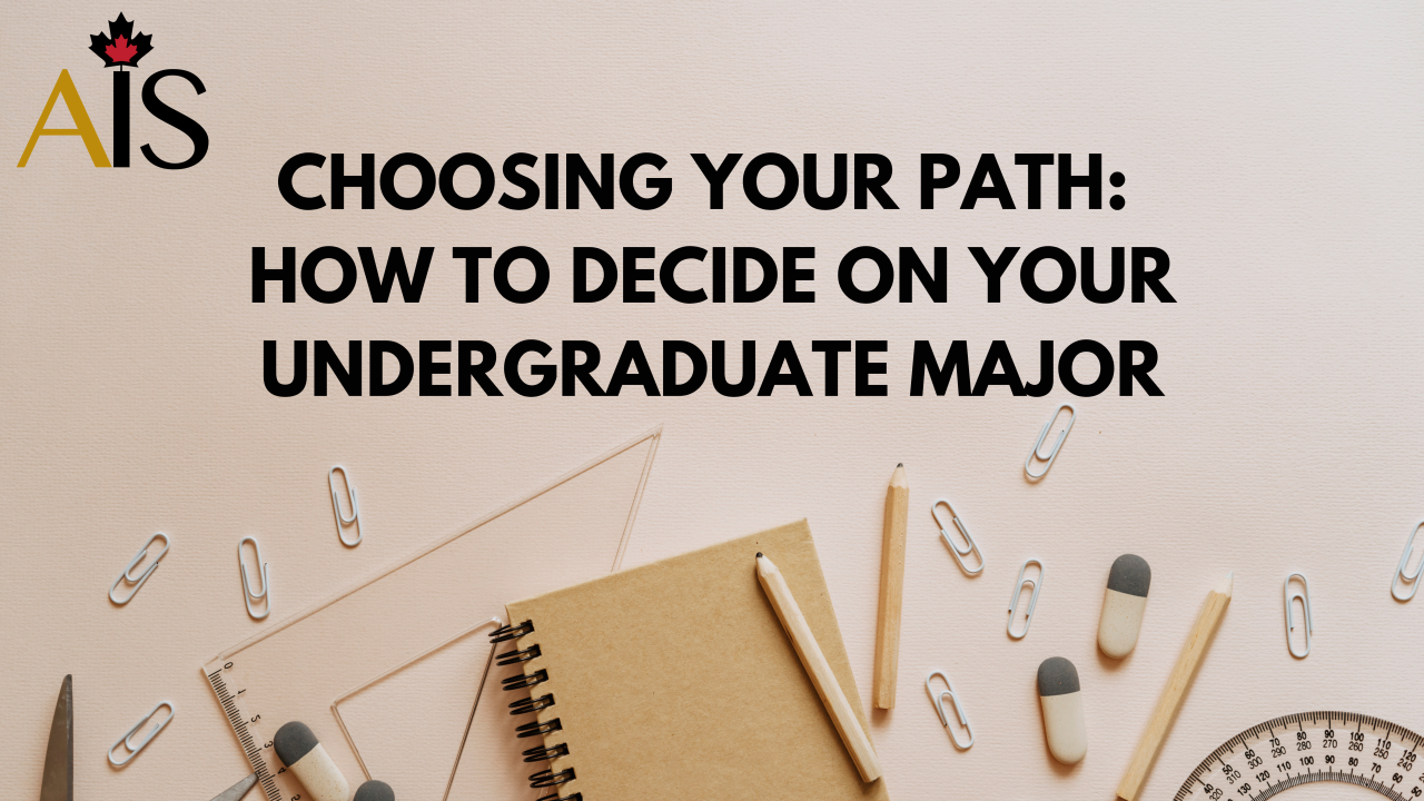 Choosing Your Path: How to Decide on Your Undergraduate Major Choosing Your Path: How to Decide on Your Undergraduate Major