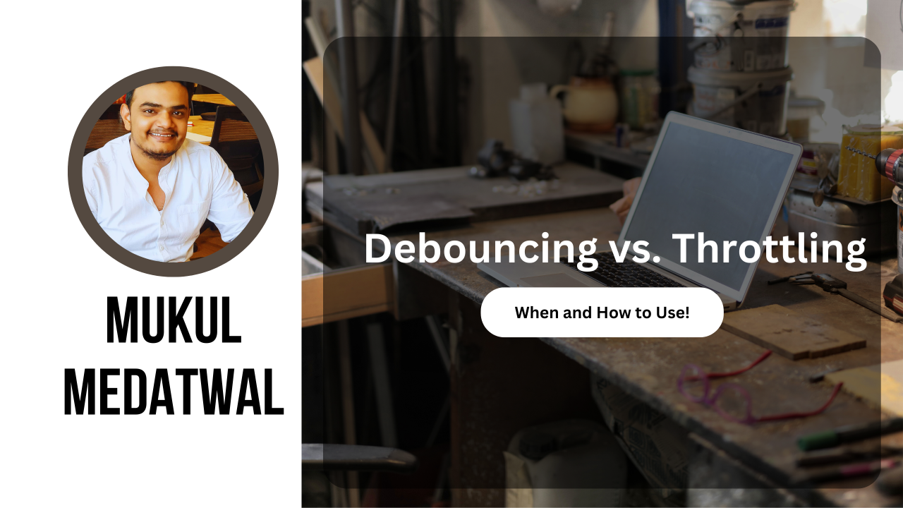Debouncing vs. Throttling: When and How to Use Them for Optimal Performance Debouncing vs. Throttling: When and How to Use Them for Optimal Performance
