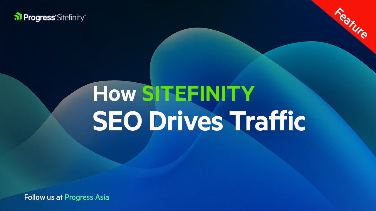 How Sitefinity SEO feature drives traffic to your website How Sitefinity SEO feature drives traffic to your website