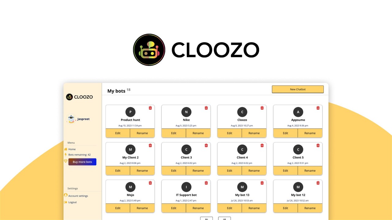 AppSumo Cloozo Lifetime Deal $59 | Create Your Own ChatGPT Website Chatbots AppSumo Cloozo Lifetime Deal $59 | Create Your Own ChatGPT Website Chatbots