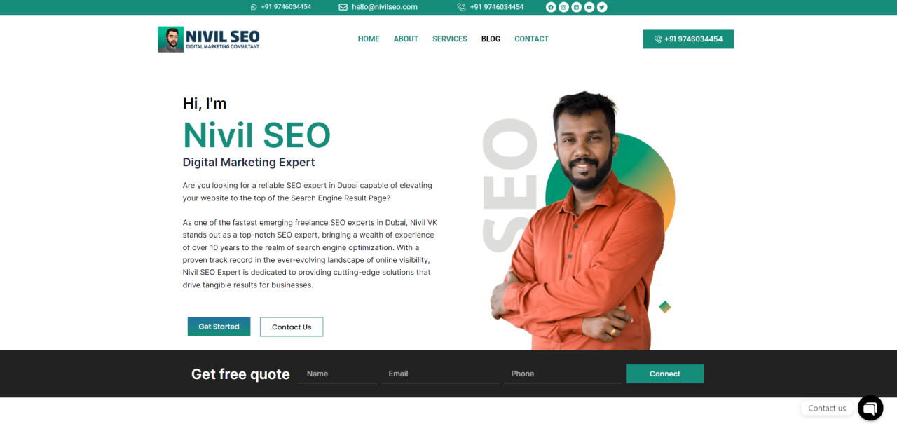 Elevate Your Brand's Online Presence with Nivil SEO Expert Dubai Elevate Your Brand's Online Presence with Nivil SEO Expert Dubai