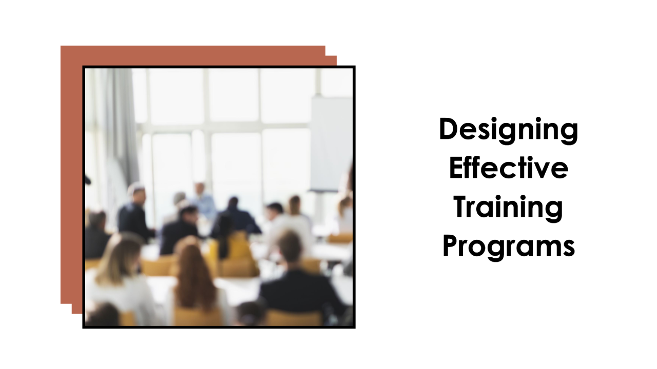 Identifying the goals of a training program - A case study Identifying the goals of a training program - A case study