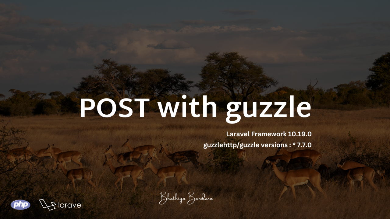 How to use POST with guzzlehttp/guzzle in Laravel How to use POST with guzzlehttp/guzzle in Laravel