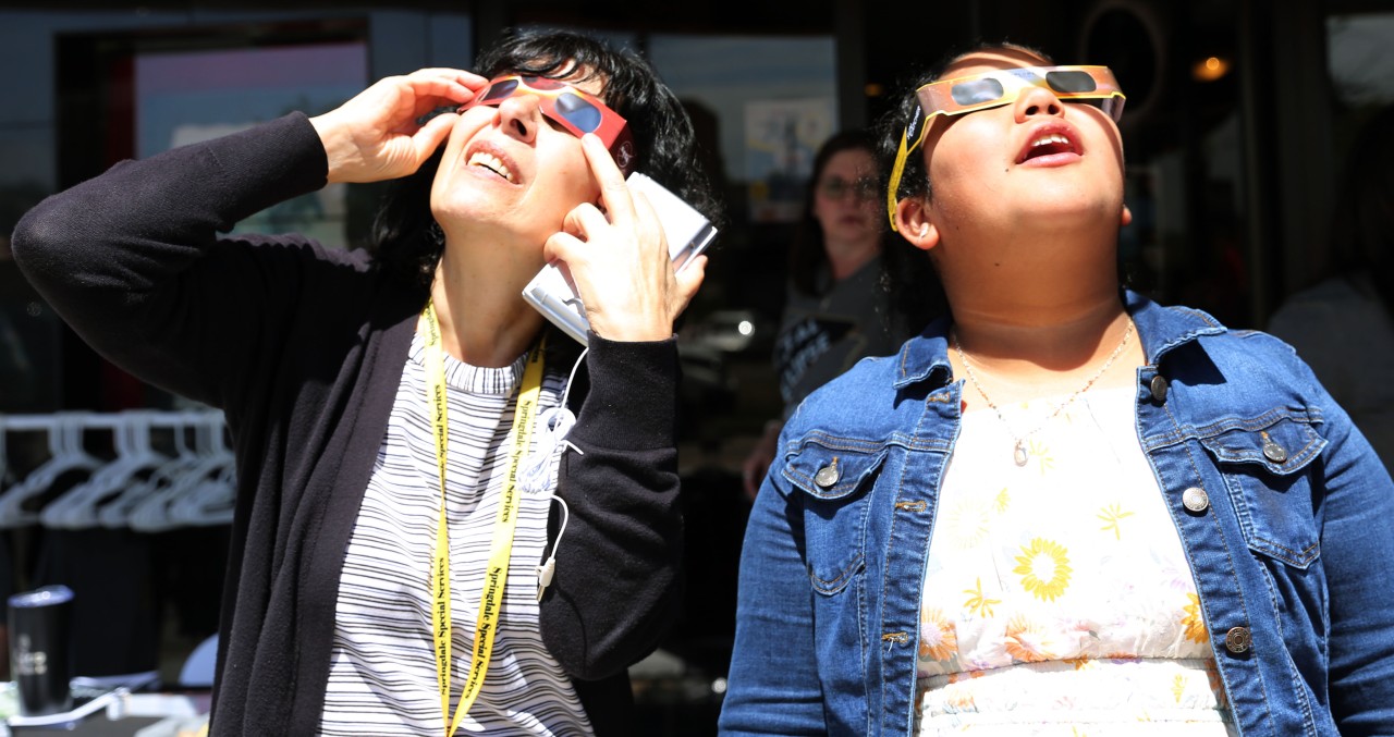 Visually impaired Springdale students have unique eclipse experience Visually impaired Springdale students have unique eclipse experience