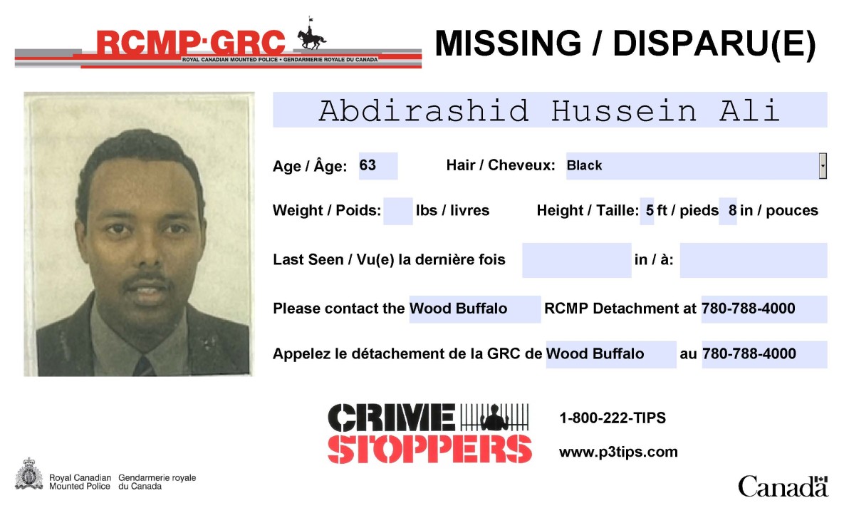 Wood Buffalo RCMP request public assistance in locating missing male Wood Buffalo RCMP request public assistance in locating missing male