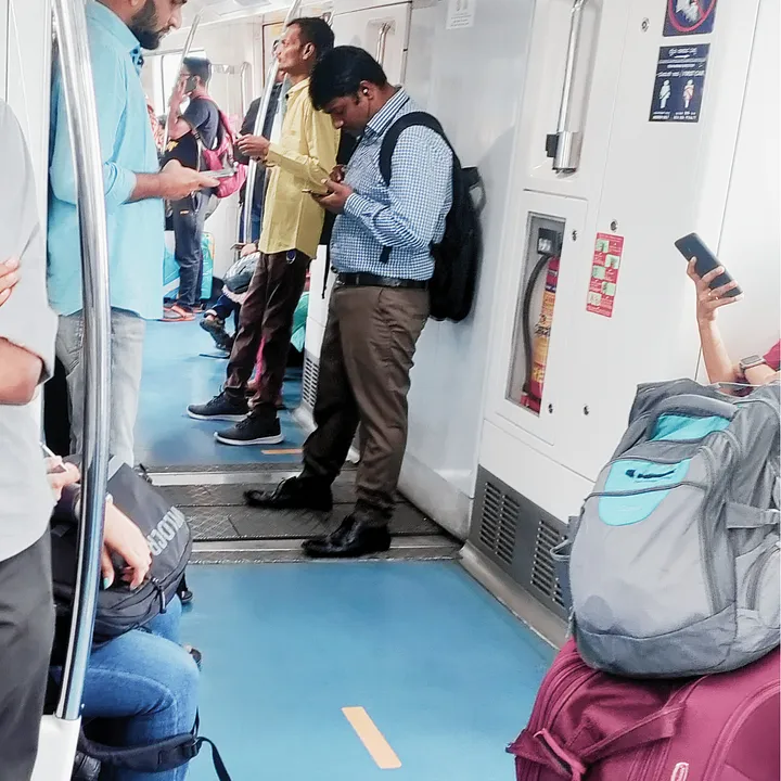 Metro Meditation: Finding Zen in the Chaos of Bangalore Commute Metro Meditation: Finding Zen in the Chaos of Bangalore Commute