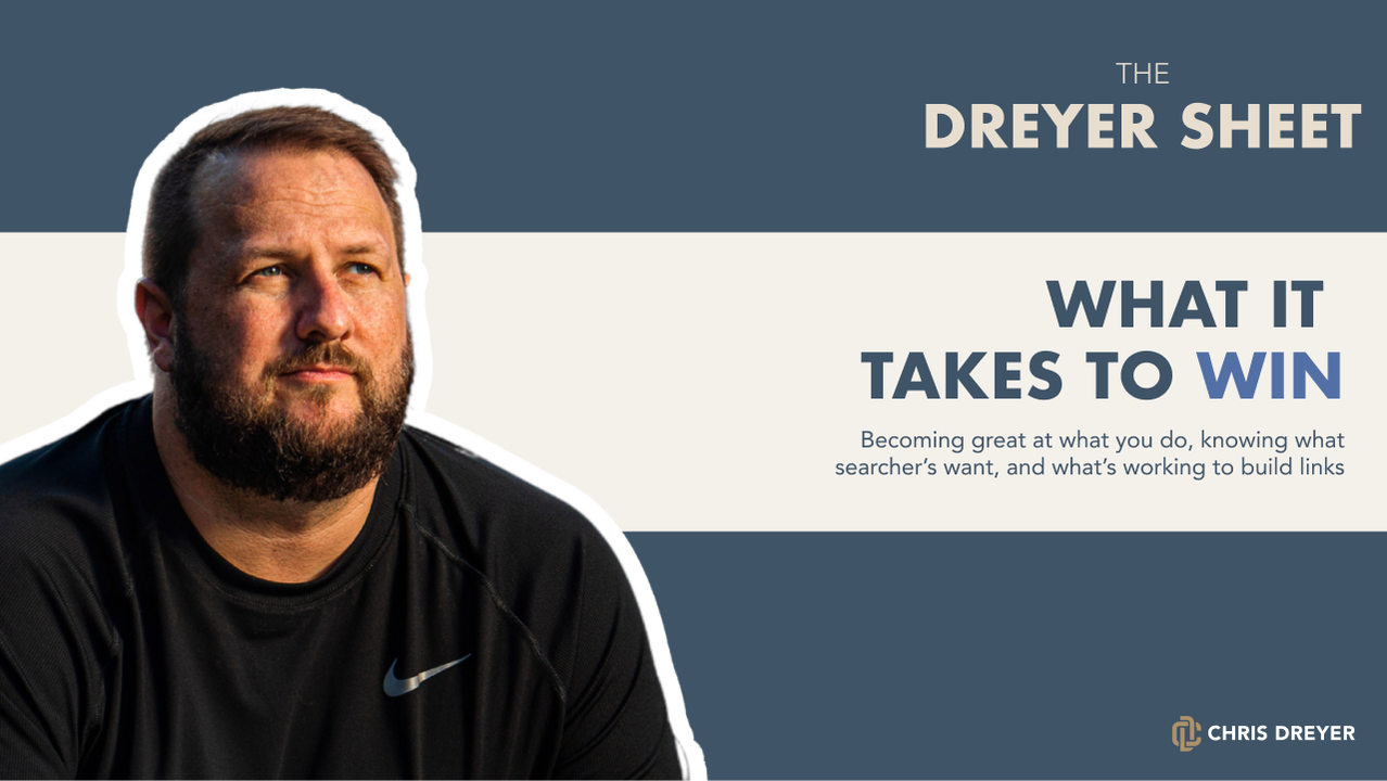 Chris Dreyer on LinkedIn: What It Takes to Win Chris Dreyer on LinkedIn: What It Takes to Win