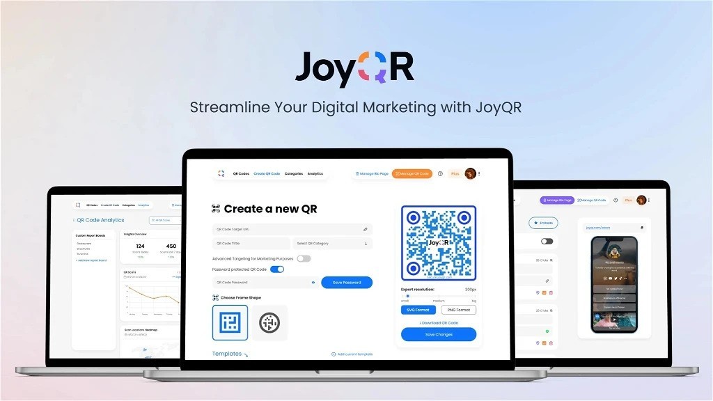 JoyQR Lifetime Deal | Create Custom QR Codes & Bio Links JoyQR Lifetime Deal | Create Custom QR Codes & Bio Links