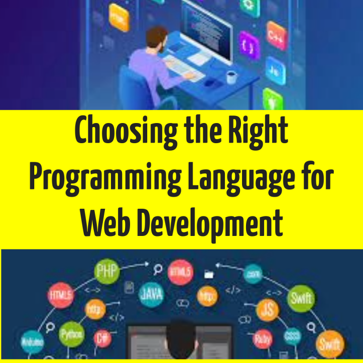Choosing the Right Programming Language for Web Development Choosing the Right Programming Language for Web Development