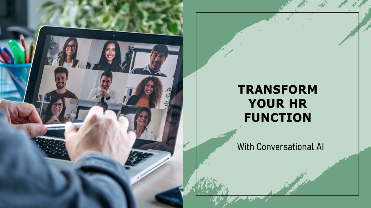 Transforming HR function with conversational AI Transforming HR function with conversational AI