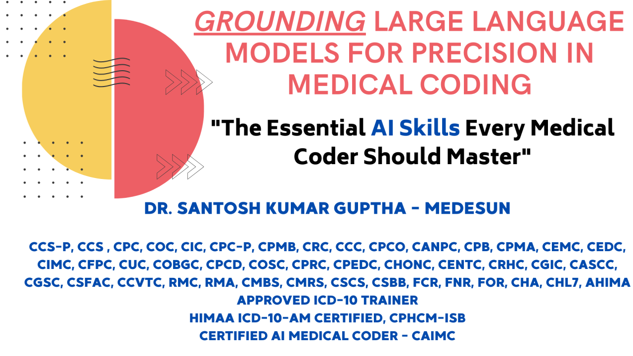 Unlocking the Potential of LLMs in Medical Coding: Grounding Techniques ... Unlocking the Potential of LLMs in Medical Coding: Grounding Techniques ...