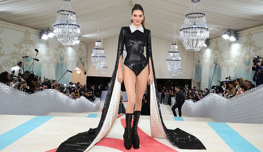 Kendall Jenner Brings Heat In Marc Jacobs Sequined Black Bodysuit at ... Kendall Jenner Brings Heat In Marc Jacobs Sequined Black Bodysuit at ...