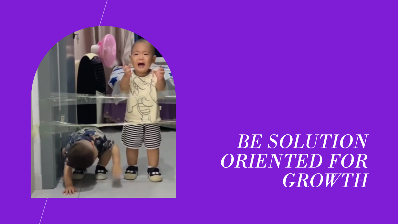 Solution-Oriented Mindset for Lifelong Growth Solution-Oriented Mindset for Lifelong Growth