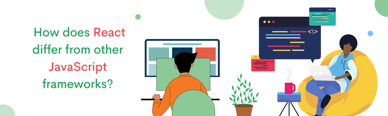 How Does React Differ from Other JavaScript Frameworks? How Does React Differ from Other JavaScript Frameworks?