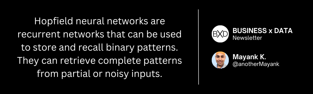 BxD Primer Series: Hopfield Neural Networks BxD Primer Series: Hopfield Neural Networks