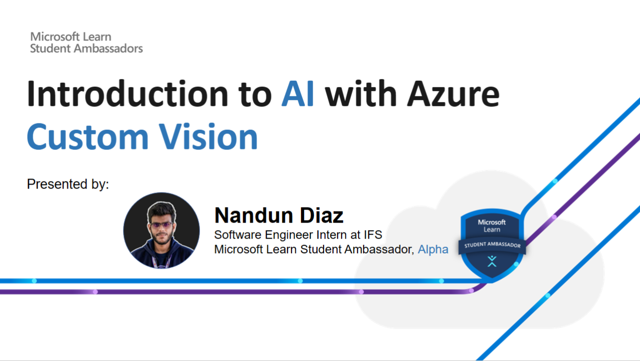 Introduction to AI with Azure Custom Vision Introduction to AI with Azure Custom Vision