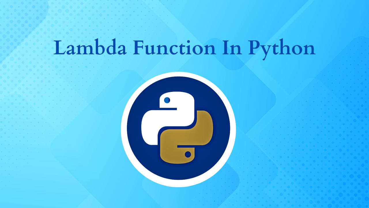 Lambda Function In Python Lambda Function In Python
