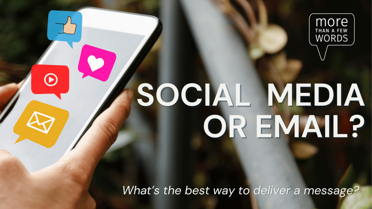 Email vs Social Media Email vs Social Media