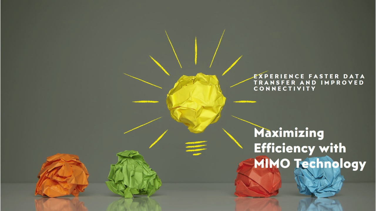MIMO (Multiple Input Multiple Output) Technology MIMO (Multiple Input Multiple Output) Technology