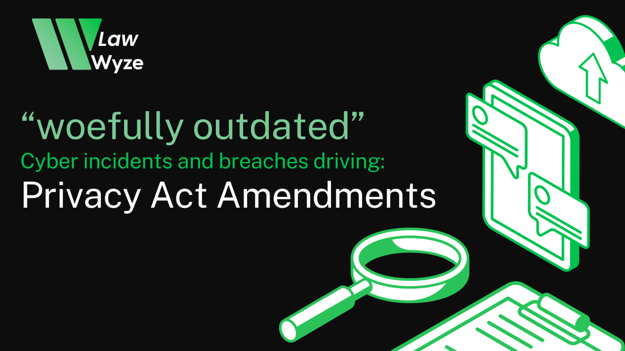 Privacy Act Amendments Are Coming Privacy Act Amendments Are Coming