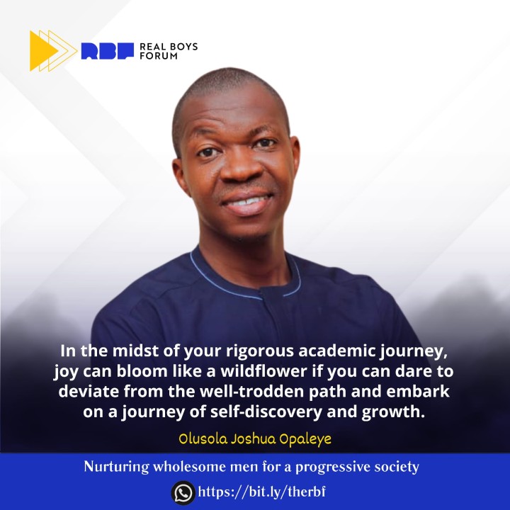 Finding Joy in the Academic Journey by Olusola Joshua Opaleye Finding Joy in the Academic Journey by Olusola Joshua Opaleye