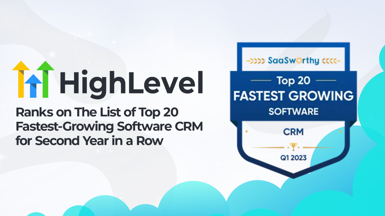 With an Overall Score of 84%, HighLevel Ranks in SaaSworthy’s List of ... With an Overall Score of 84%, HighLevel Ranks in SaaSworthy’s List of ...