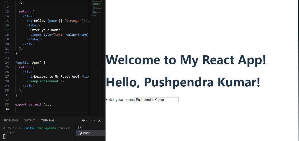 The useState Hook in React The useState Hook in React