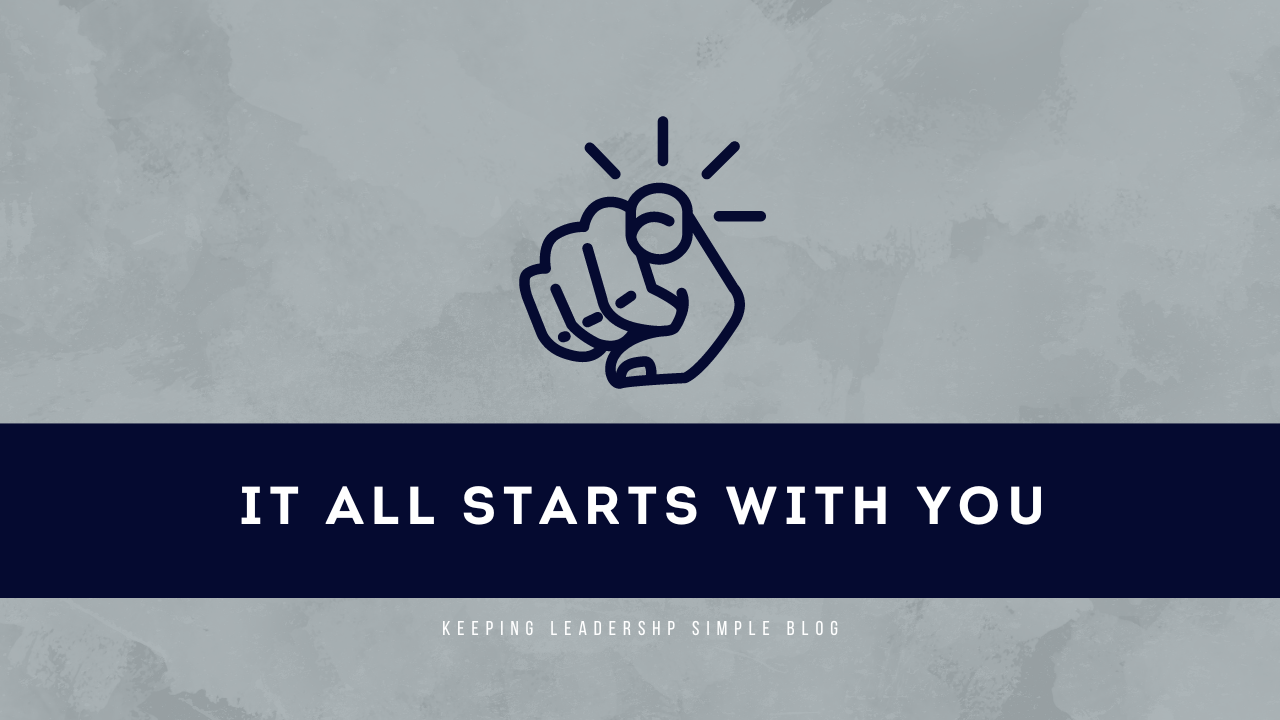 It All Starts With You It All Starts With You