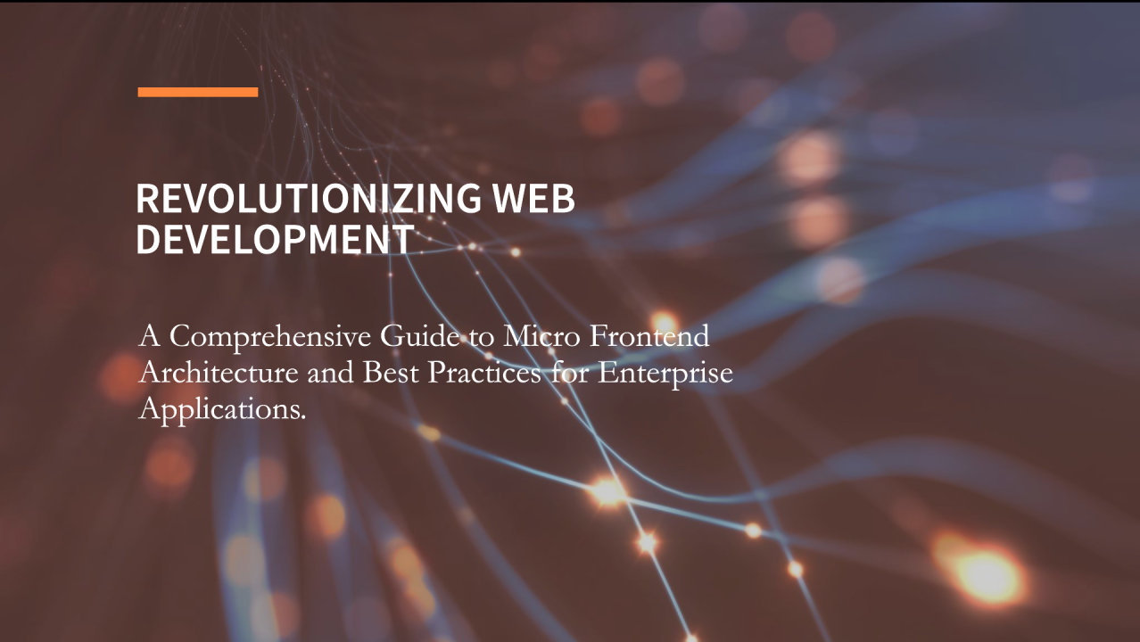 Revolutionizing Web Development: A Comprehensive Guide to Micro ... Revolutionizing Web Development: A Comprehensive Guide to Micro ...