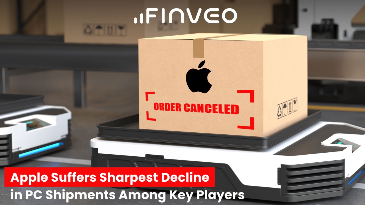 Apple Suffers Sharpest Decline in PC Shipments Among Key Players Apple Suffers Sharpest Decline in PC Shipments Among Key Players