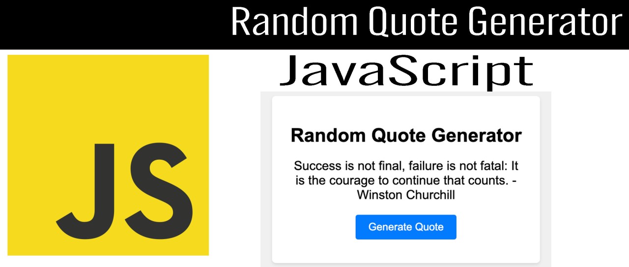 JavaScript code Example Random Quote Generator JavaScript code Example Random Quote Generator