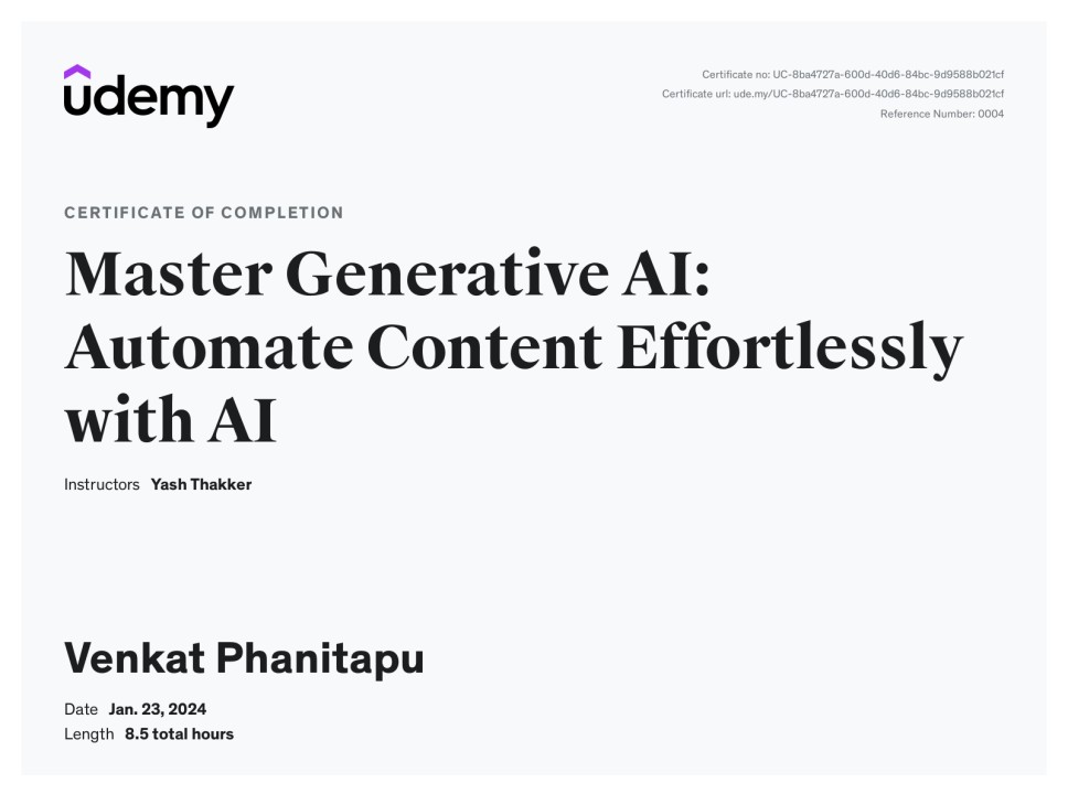 Mastering Generative AI Mastering Generative AI