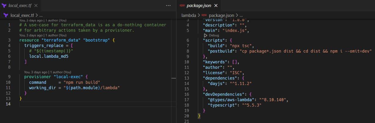 Develop & deploy AWS Lambda in Typescript and Terraform Develop & deploy AWS Lambda in Typescript and Terraform