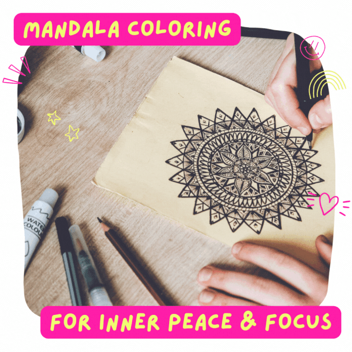 Mandala Coloring For Inner Peace & Focus Mandala Coloring For Inner Peace & Focus