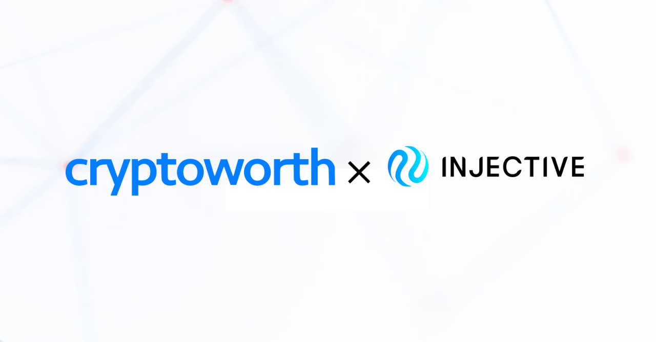 Cryptoworth Expands Web3 Accounting with Injective Integration. Cryptoworth Expands Web3 Accounting with Injective Integration.