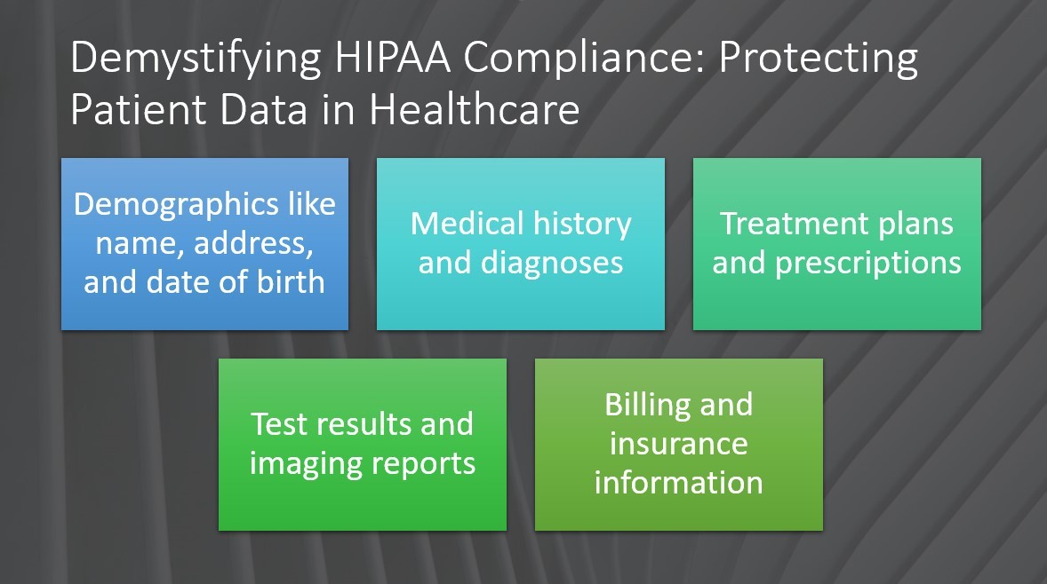 Demystifying HIPAA Compliance: Protecting Patient Data in Healthcare Demystifying HIPAA Compliance: Protecting Patient Data in Healthcare