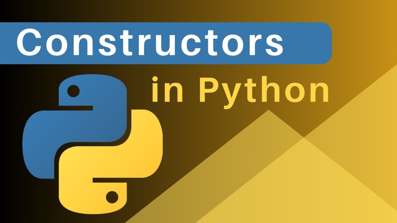 Constructors in Python Constructors in Python