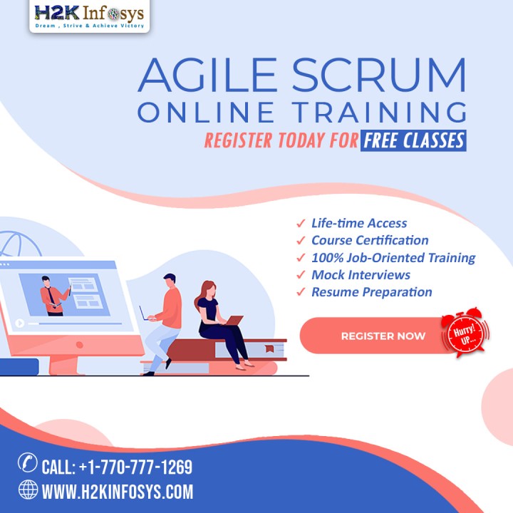 Learn Agile Scrum Master certification from H2KInfosys USA Learn Agile Scrum Master certification from H2KInfosys USA