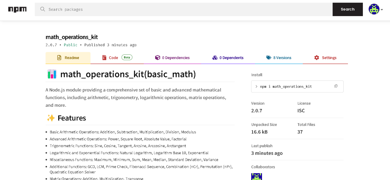 🚀 Introducing math_operations_kit 🚀 Introducing math_operations_kit