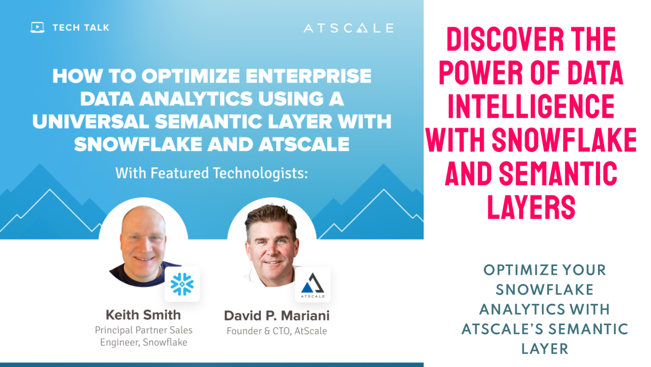 Data Analytics Using a Universal Semantic Layer Data Analytics Using a Universal Semantic Layer