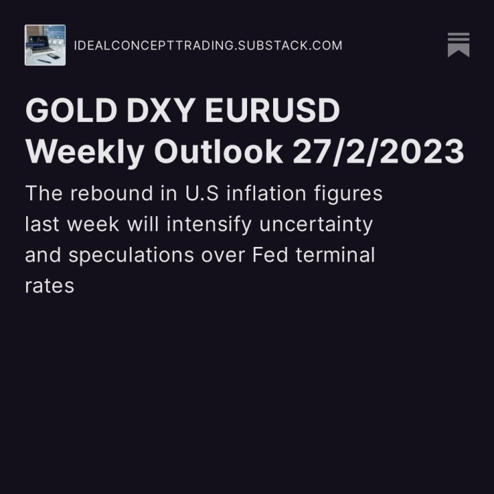 GOLD DXY EURUSD Weekly Outlook GOLD DXY EURUSD Weekly Outlook