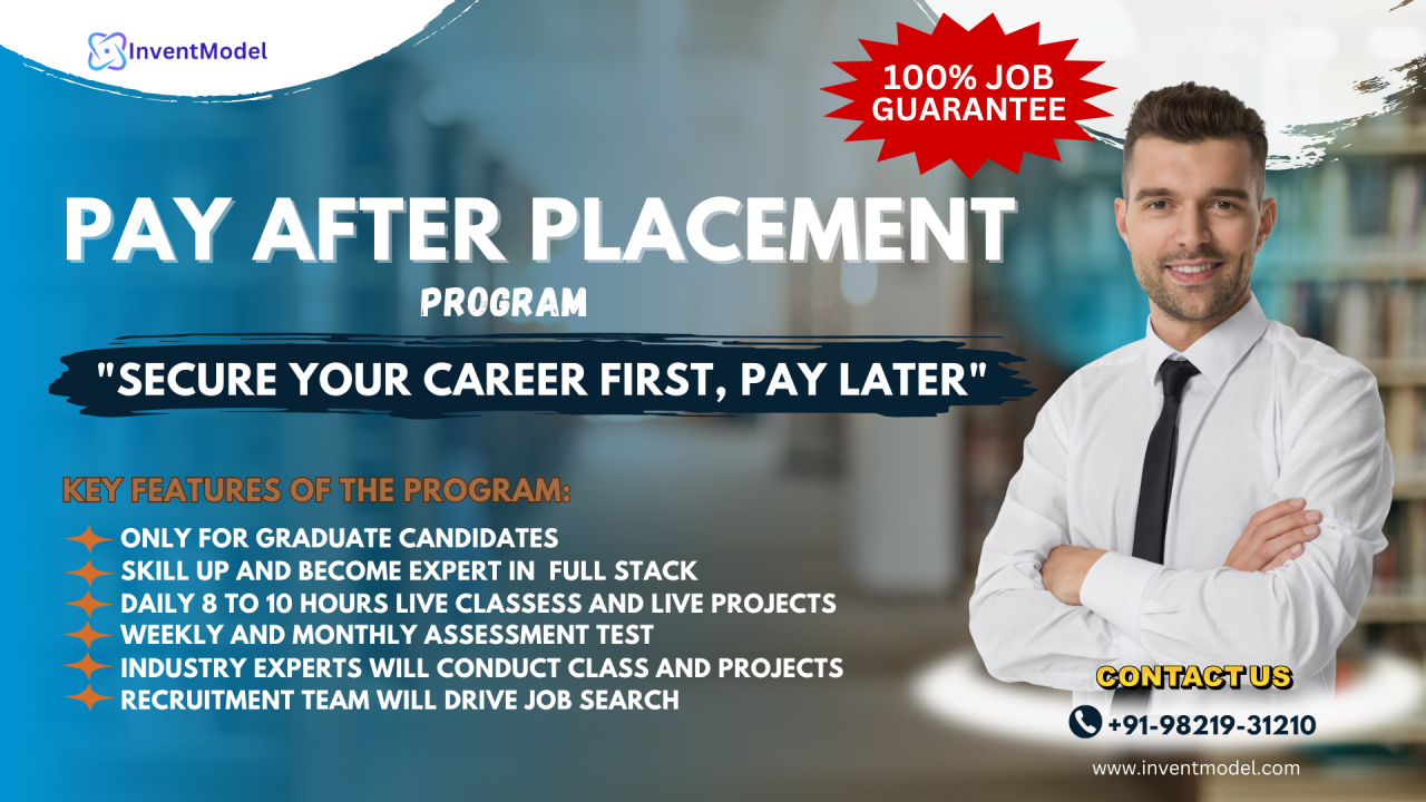 Pay After Placement Program (Full Stack Developer) Pay After Placement Program (Full Stack Developer)